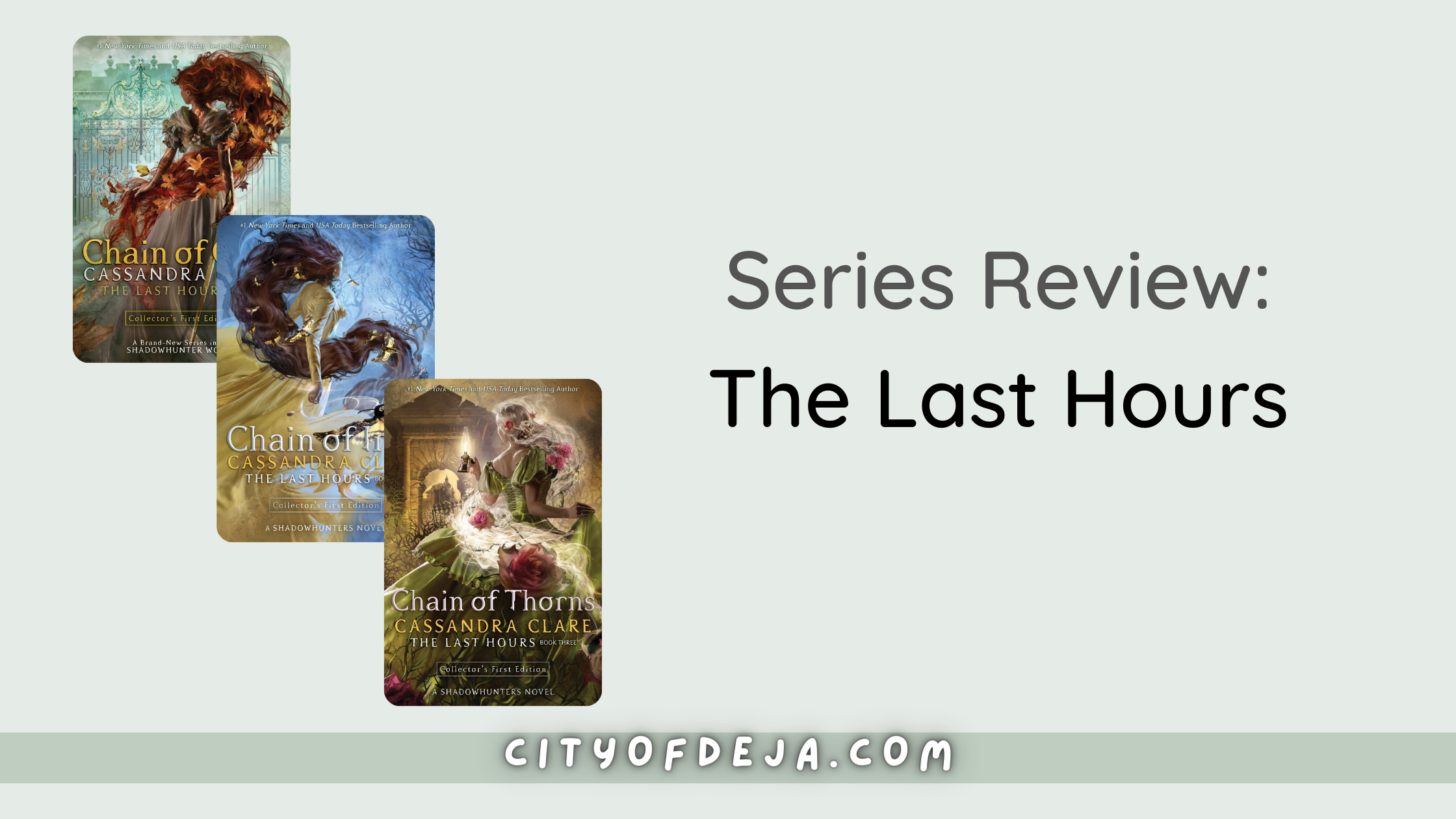 Should You Read Cassandra Clare’s The Last Hours Trilogy? | Full Series ...